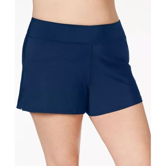 Swim Solutions | Swim | Womens Swim Solutions Plus Size Swim Shorts ...